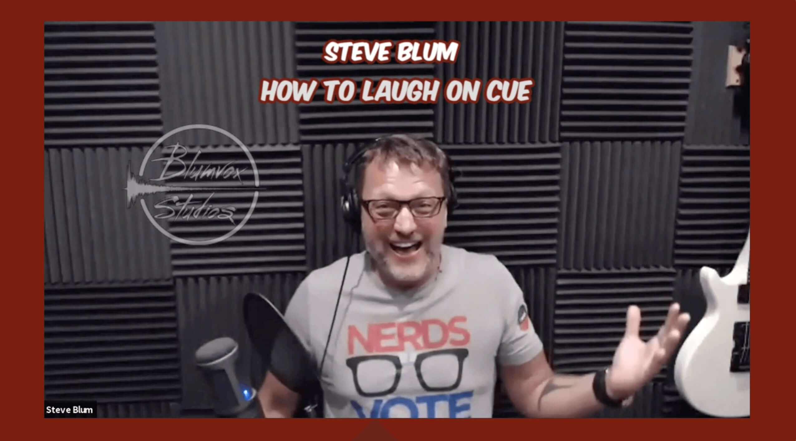 How to Laugh on Cue | Blumvox Studios | Art of Voiceover